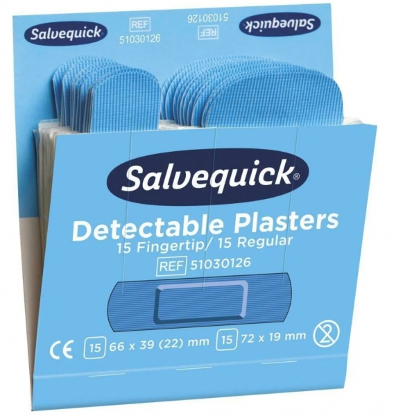 WM-Teamsport.de - Salvequick® Pflaster DETECTABLE Nachfüll-Set mit 1x ...